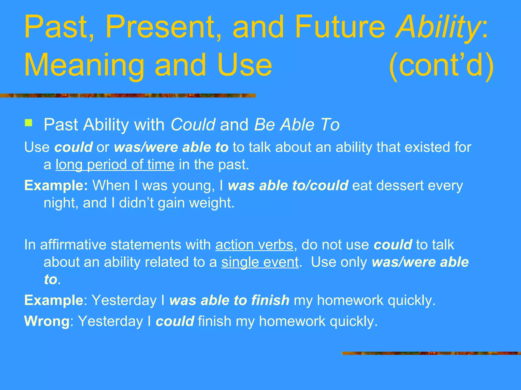 Modals of ability_and_possibility_ppp | PPT