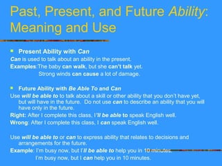 Modals of ability_and_possibility_ppp | PPT