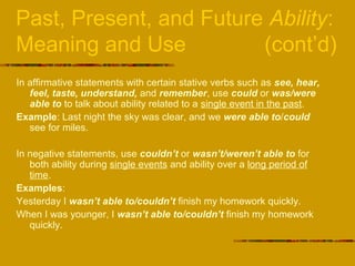 Modals of ability_and_possibility_ppp | PPT