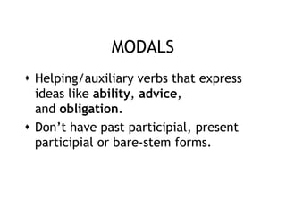 Modals of advice | PPTX