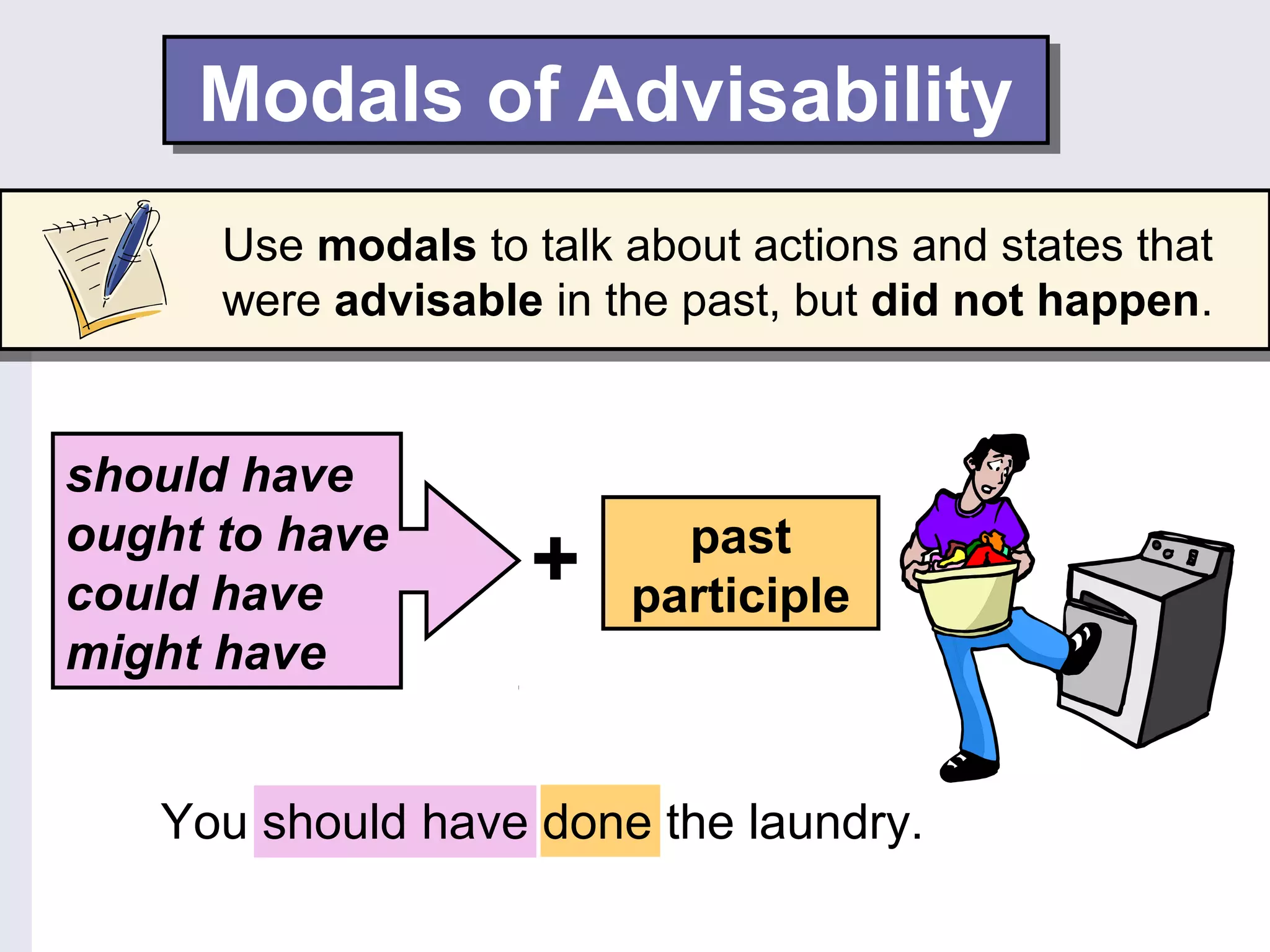 Modals of advise | PPT