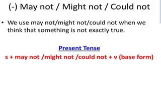 Modals of deduction | PPT