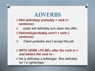 Modals and expressions of deduction | PPTX