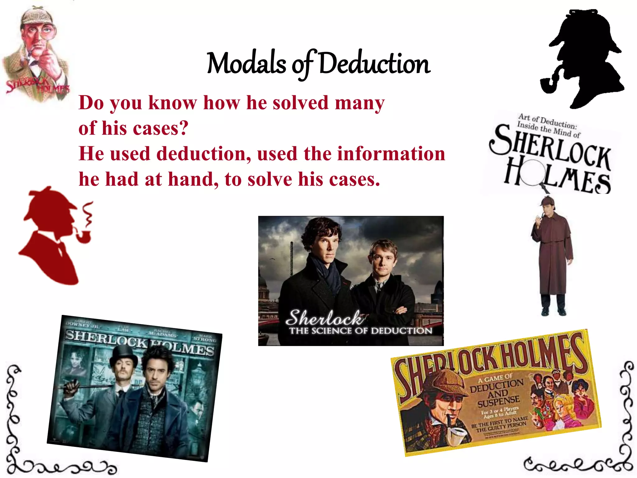 Modals of deduction: might, can't, must | PPTX