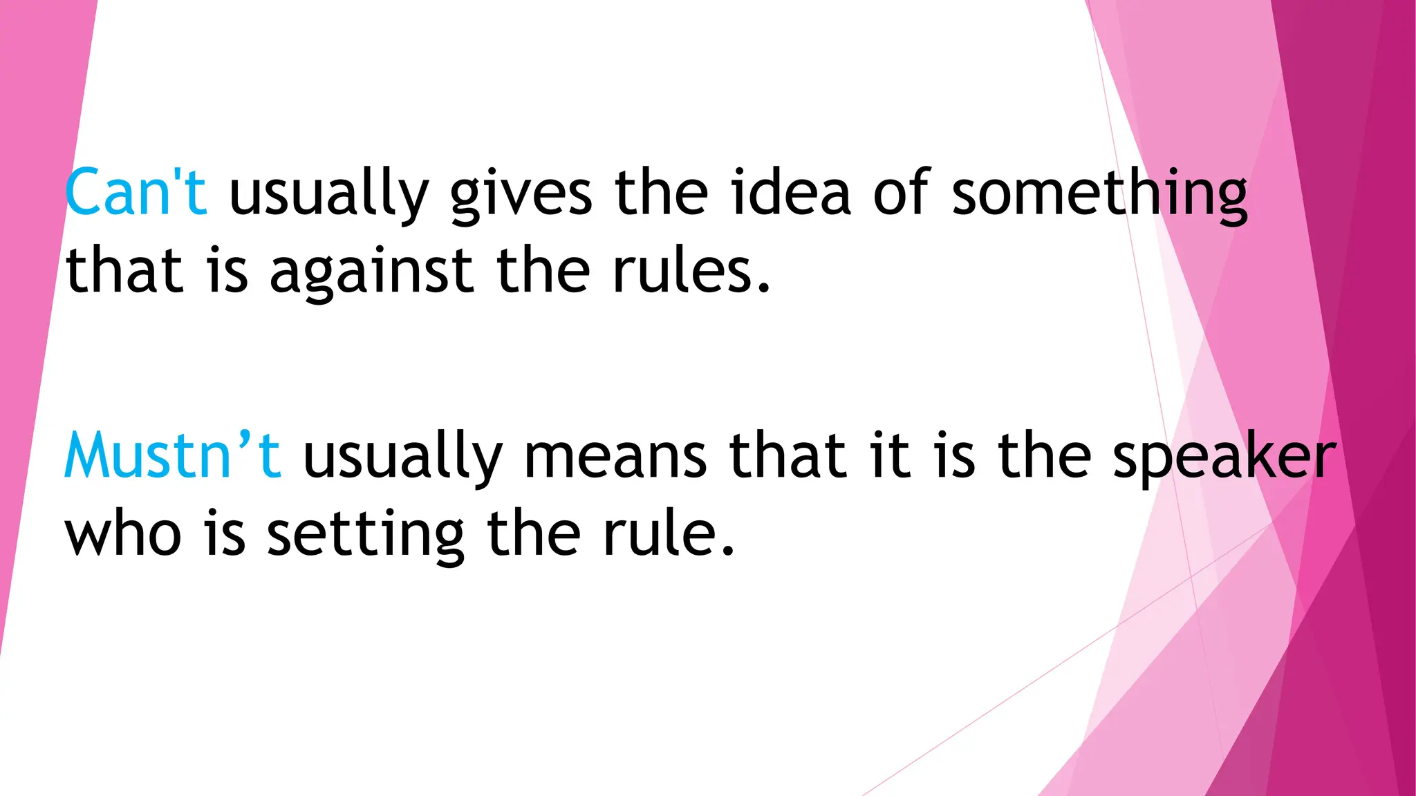 modals of obligation, prohibition, permission.pptx