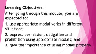 modals of obligation, prohibition, permission.pptx