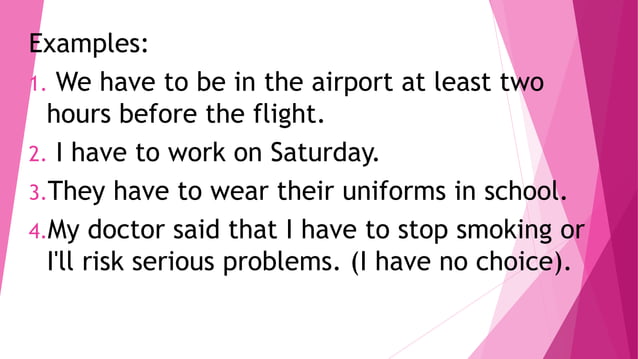 modals of obligation, prohibition, permission.pptx | Law