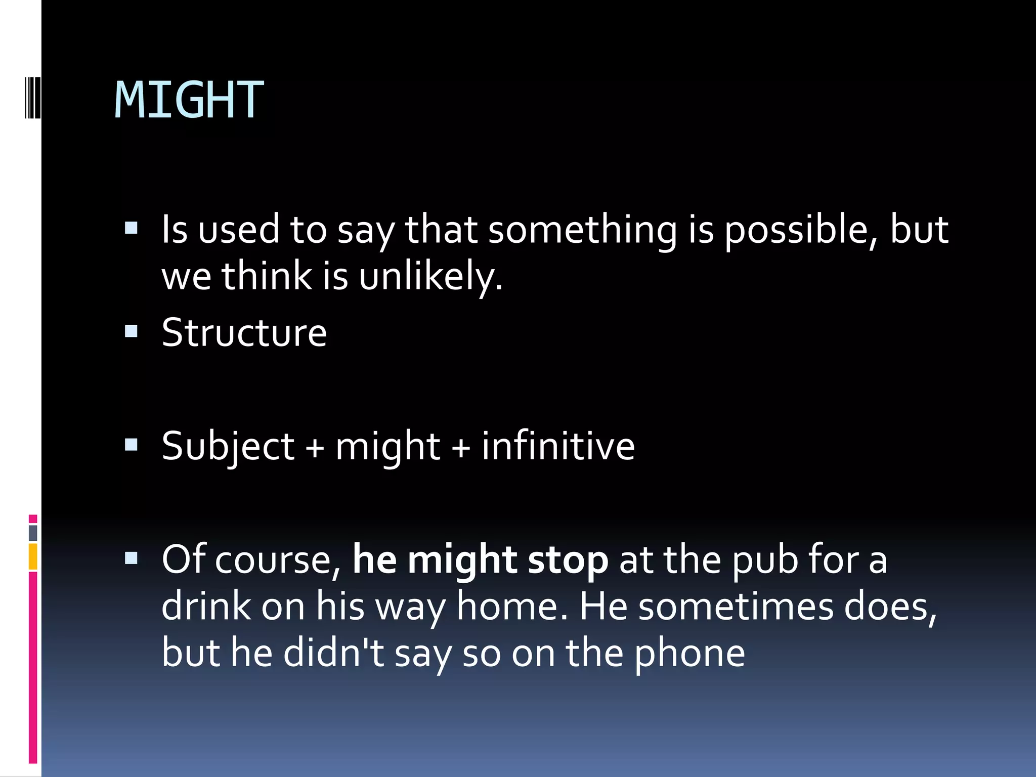 Modals of posibility | PPT