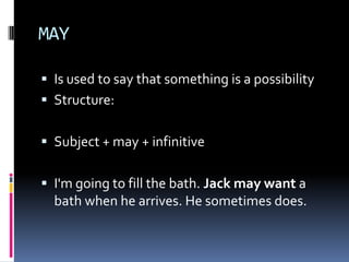 Modals of posibility | PPT