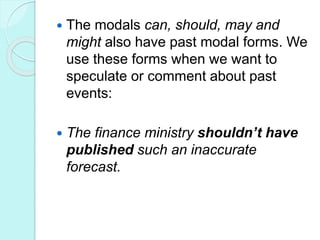 Modals of possibility | PPTX