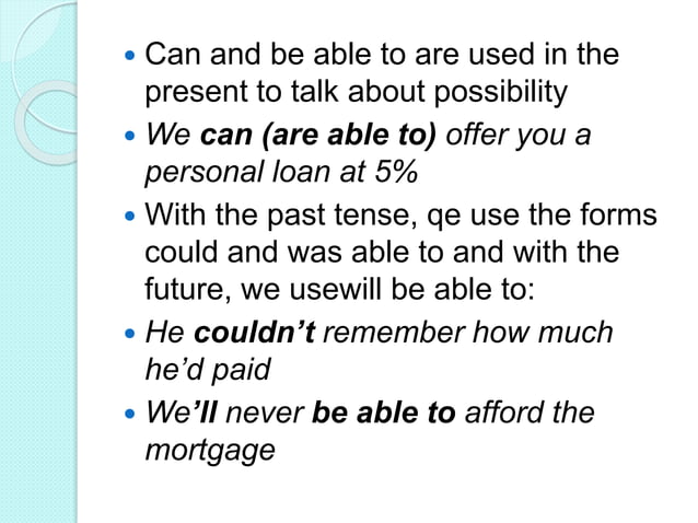 Modals of possibility | PPTX
