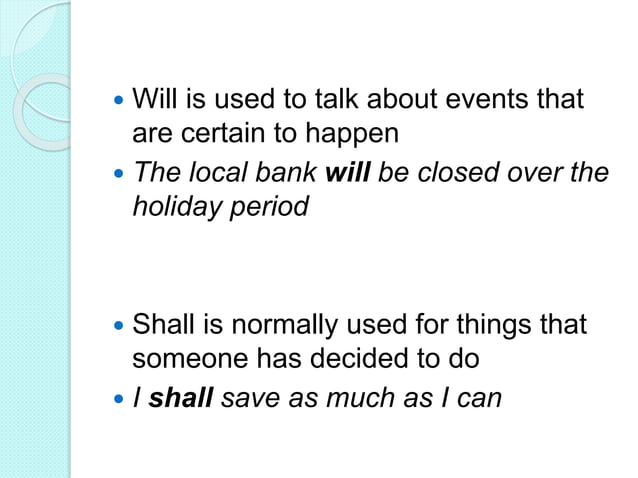 Modals of possibility | PPTX