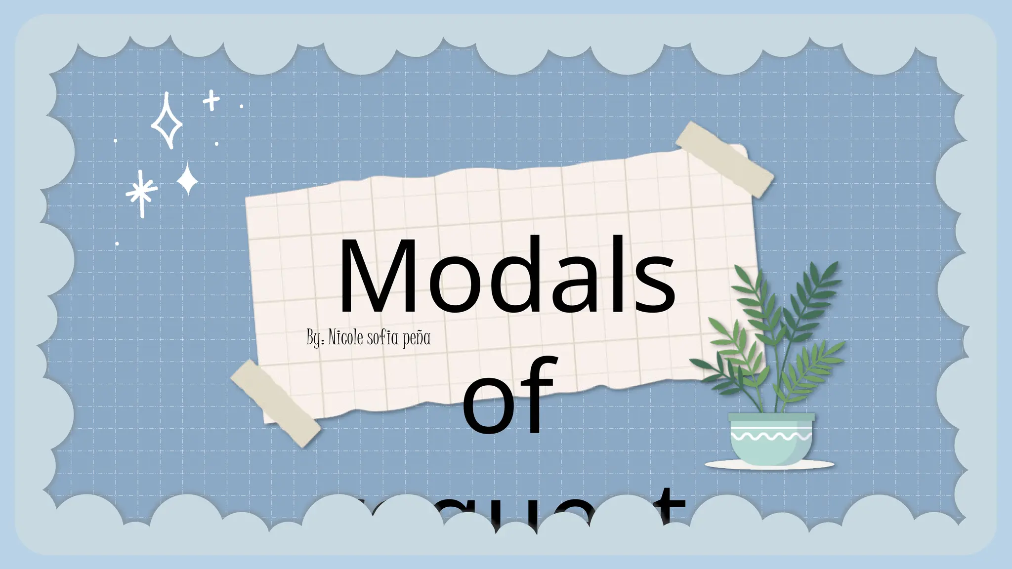 Modals of request Verbos modales en Inlgés | PPT