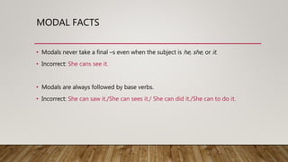 Modals Part 1 | PPTX