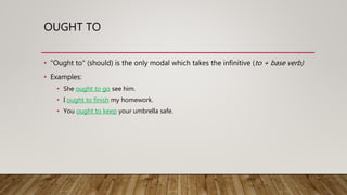 Modals Part 1 | PPTX