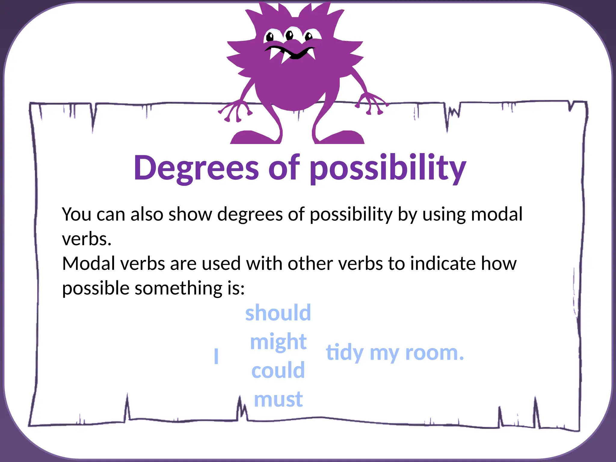 MODALS VERBS AND ADVERBS PART TWO POWERPOINT | PPTX