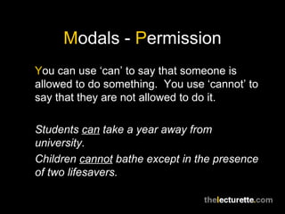 Modals - Permission | PPT