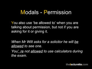 Modals - Permission | PPT