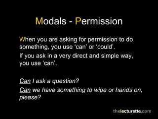Modals - Permission | PPT