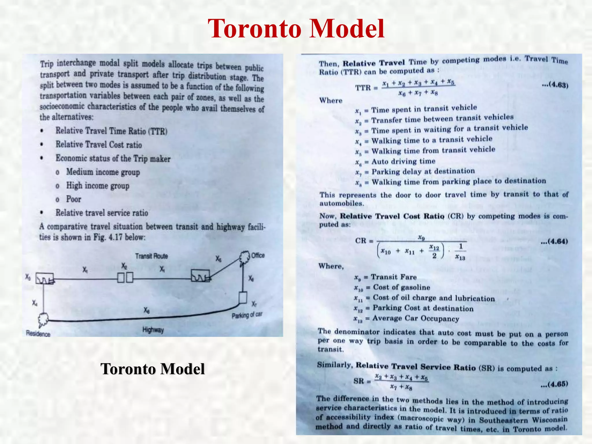 Modal split analysis | PPTX