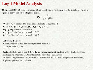 Modal split analysis | PPT