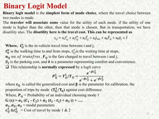 Modal split analysis | PPTX