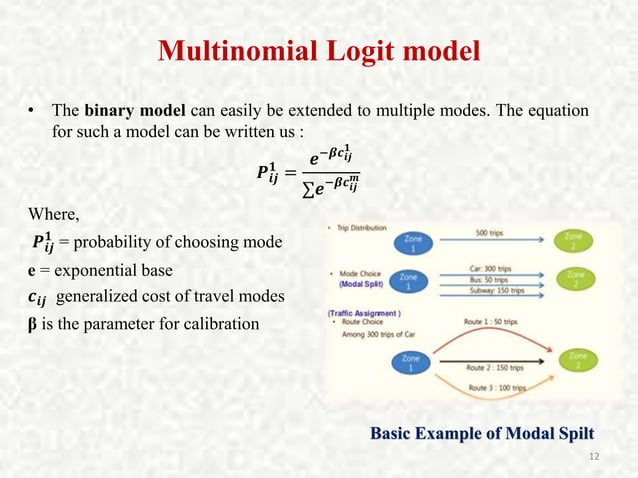 Modal split analysis | PPTX | Travel