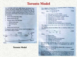 Modal split analysis | PPTX