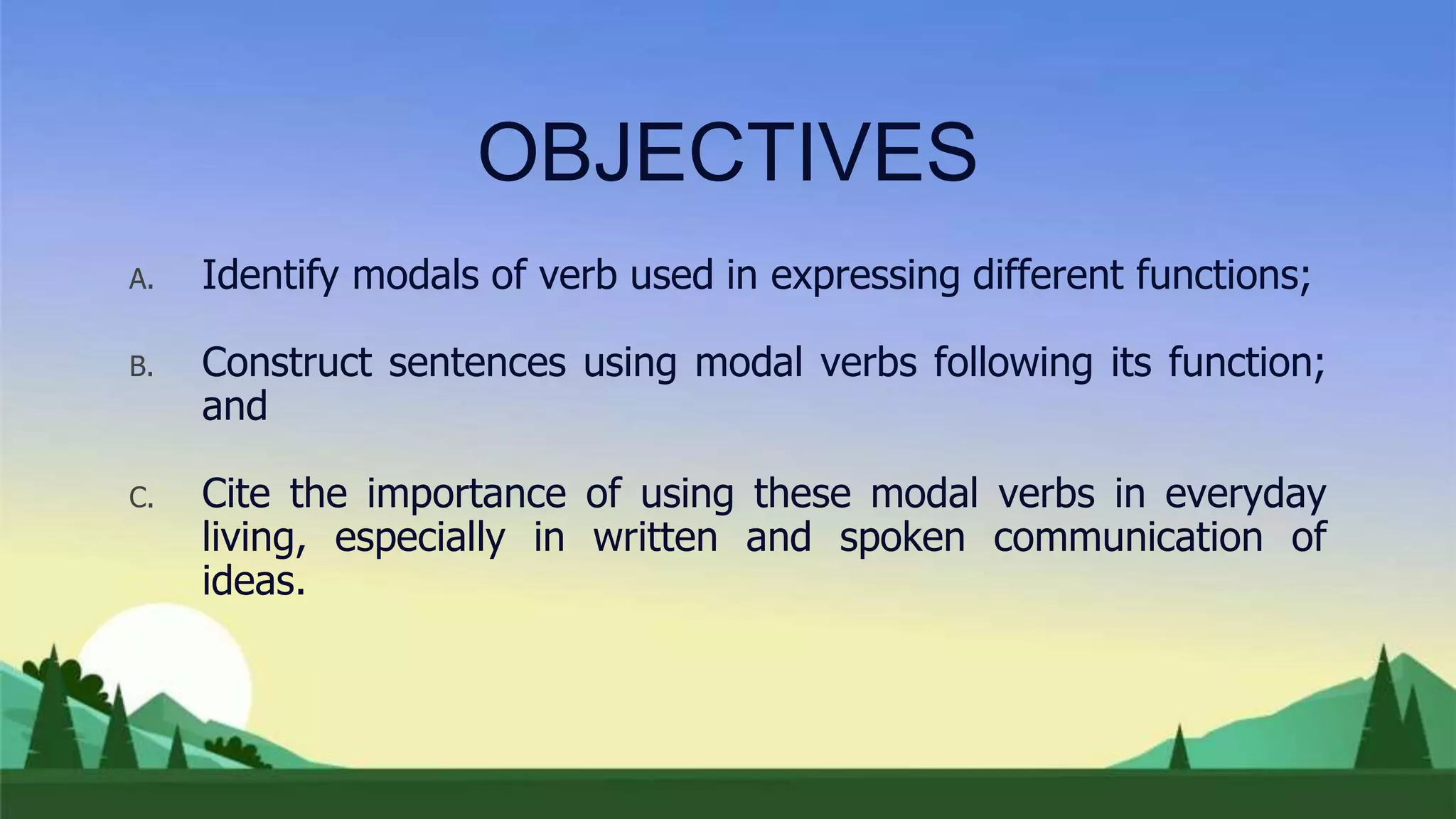 Modals (PPT).pptx | Free Download