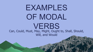 Modals (PPT).pptx | Free Download