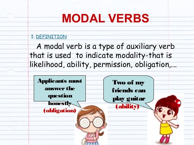 Modals verb