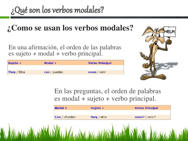 Modals verbs