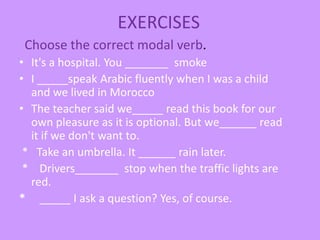 Modals verbs angi y cristina corregido | PPTX