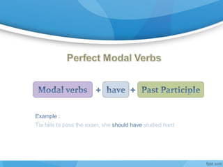 Modals with perfect | PPT