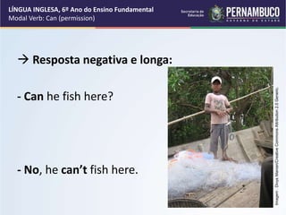 Modal verb can ( permission ), English. Excelente matéria. | PPT