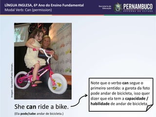 Modal verb can ( permission ), English. Excelente matéria. | PPT