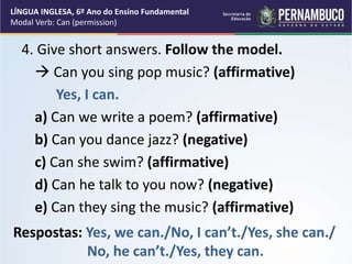 Modal verb can ( permission ) 1.ppt