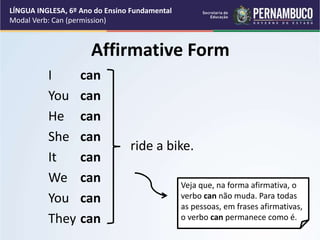 Modal verb can ( permission ) 1.ppt