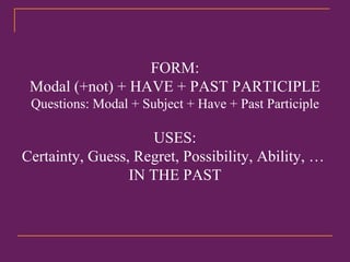 Modal verbs | PPT