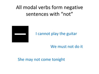 Modal Verbs | PPT