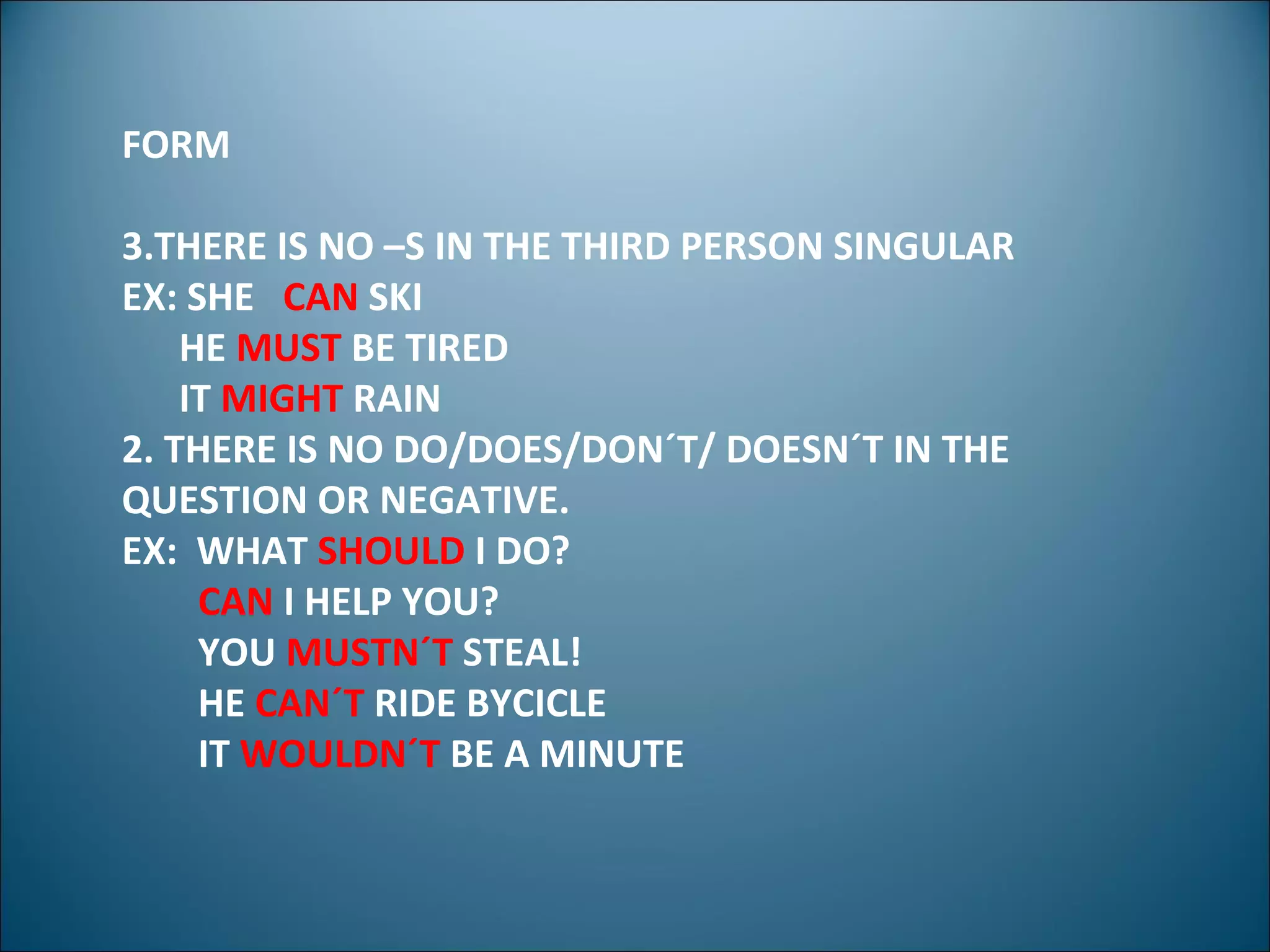 Modal Verbs | PPT