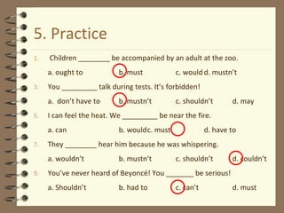 Modal verbs | PPT