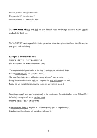 Modalverbs | PDF