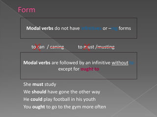 Modal Verbs | PPT