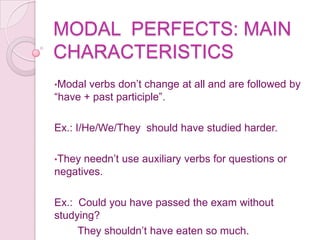 Modal verbs | PPTX