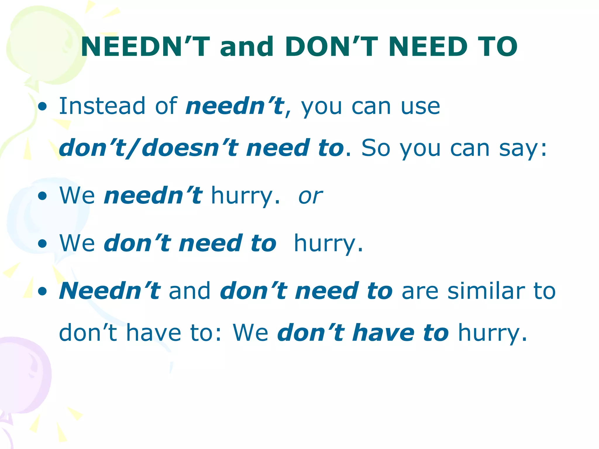 Modal verbs | PPT