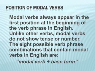 Modal verbs | PPT