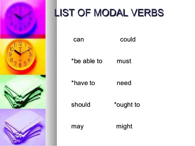 Modal verbs