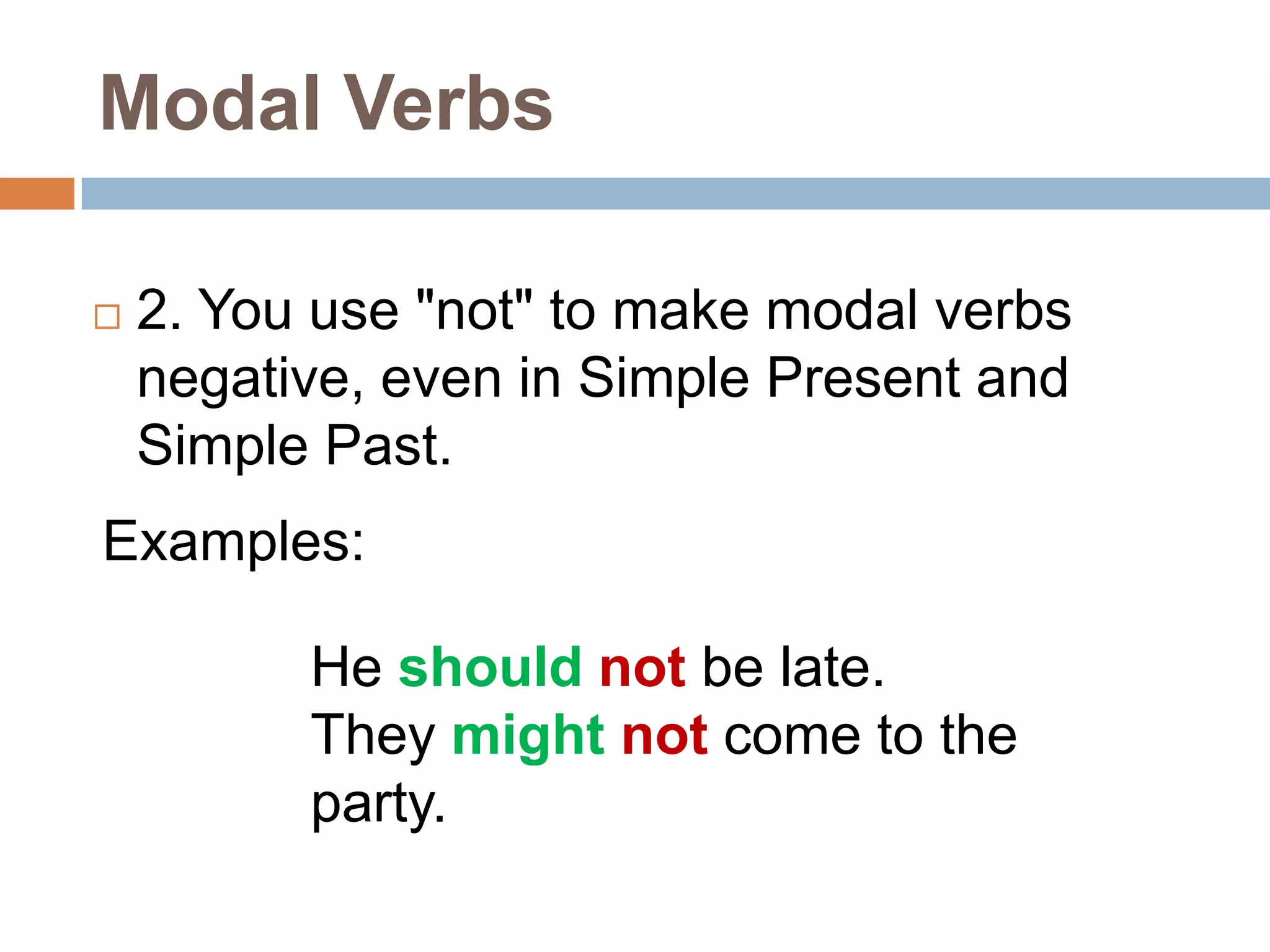 Modal verbs | PPT