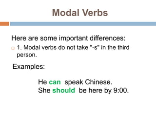 Modal verbs | PPT